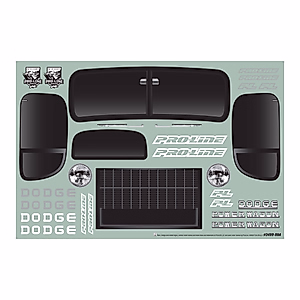 Pro-line Racing 1946 Dodge Power Wagon Black 12.3 WB Crawlers PRO349918 Car/Truck Bodies Wings & Decals