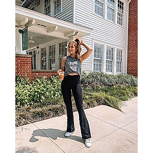 MOREFEEL Women’s Bootcut Yoga Pants - Flare Leggings for Women High Waisted Active Leggings Workout Lounge Jazz Dress Pants