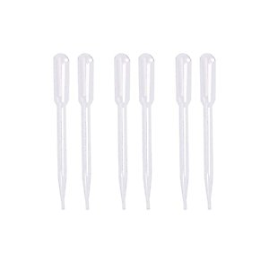 Yesallwas Plastic pippets Dropper 3ml 100Pcs, Pipette Dropper for Lab Measuring and distributing Liquid