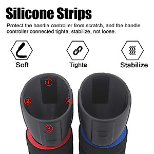 Quest Rhythm Lightsaber Stick vr beatsaber Game psvr Lightsaber Handle Stick Accessories vr Accessories (Long-Stick Type) (Black)