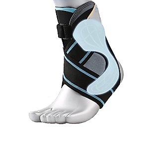Ankle Support Brace Inside and Outside Support for Pain Relief Injury Recovery Strain or Sprain Tendonitis Post-op Cast Support and Injuryprotection for Women and Men Ankle Brace,Small