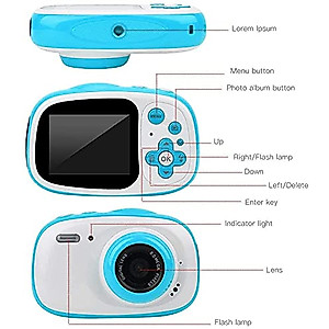 GIENEX Kids Toys Birthday Christams Gift for 3-10 Year Old Boys Girls, Kids Camera 1080P 2.4inch HD Children Digital Cameras for Girls,Toddler Camera for 3-9 Year