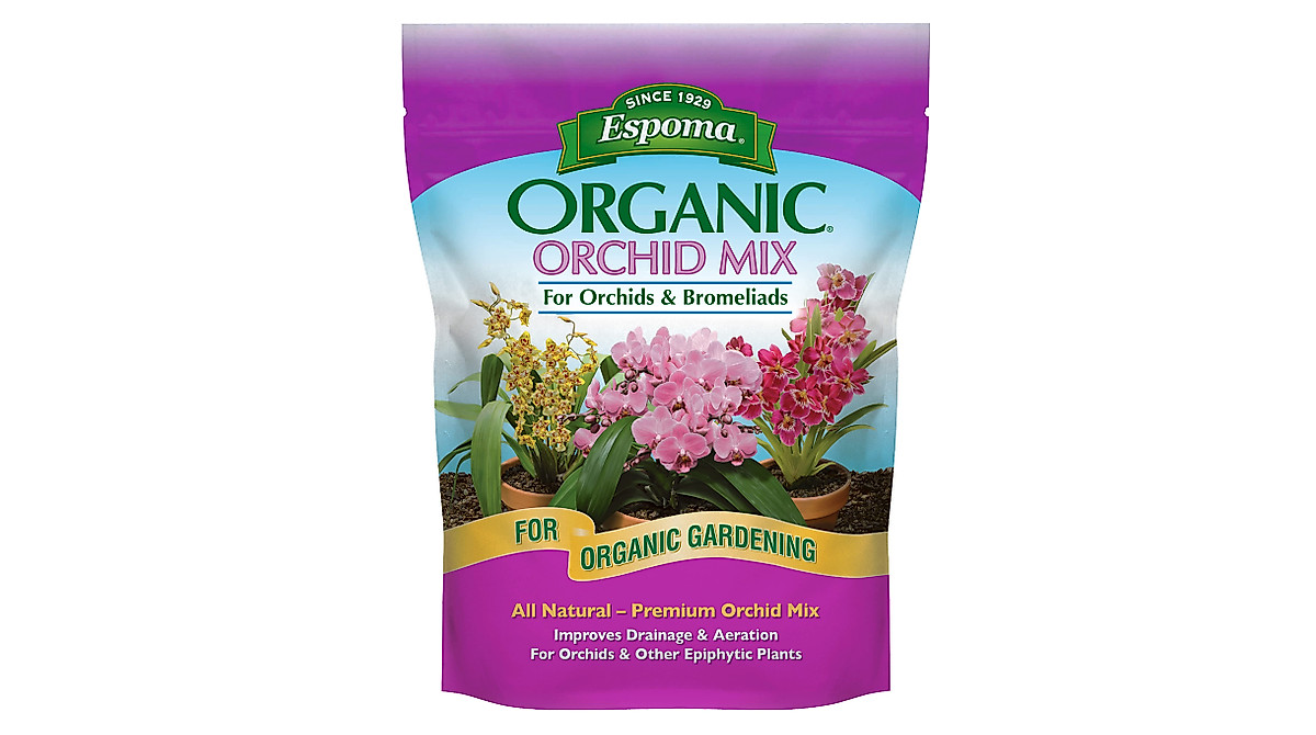 Espoma Organic Orchid Mix - 4 Quart for Healthy Orchids & Bromeliads