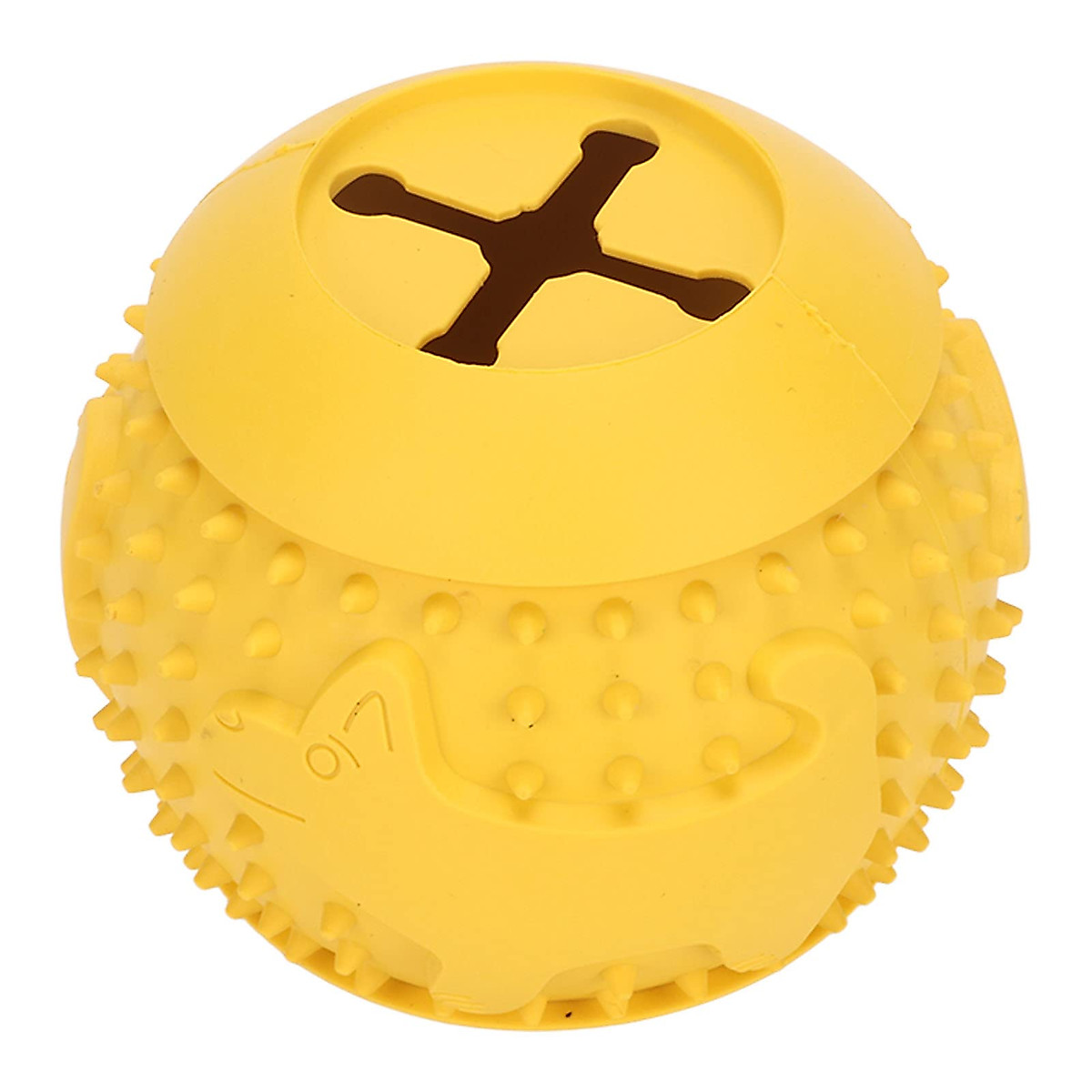 Zerodis Dog Chew Toy,Durable Dog Interactive Toy Dog Rugby Dog Leakage Food Ball Pet Interactive Ball Toy Pet Puzzle Toys for Aggressive Chewers