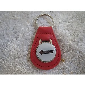 1982-1987 REGAL GRAN NATIONAL GRAN SPORT LOGO LEATHER KEYCHAIN - RED