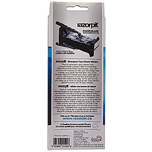 RazorPit Men's Razor Blade Sharpener, Black