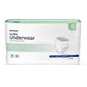 McKesson Ultra Underwear, Incontinence, Heavy Absorbency, Small, 88 Count