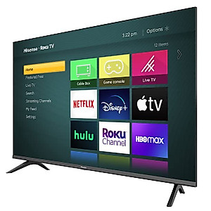 Hisense 40-Inch Class 2K FHD LED LCD Smart TV Motion Rate 120 Gaming Mode Compatible with Alexa & Google Assistant 40H4030F1 (Renewed)