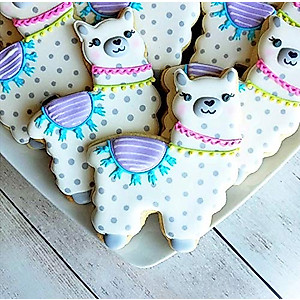 Cute Llama/Alpaca Cookie Cookie Cutter, 4" Made in USA by Ann Clark
