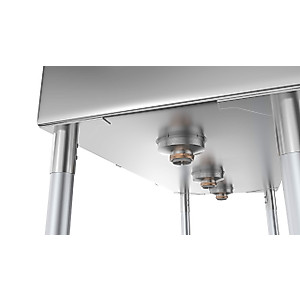 KoolMore 3 Compartment Stainless Steel NSF Commercial Kitchen Sink with Drainboard - Bowl Size 12" x 16" x 10",Silver