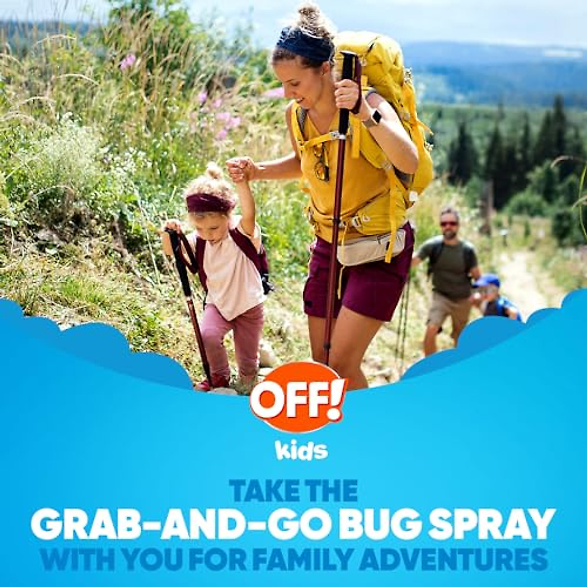 OFF! Kids Insect Repellent Spray, 100% Plant Based Oils, Safe for Use On Babies, Toddlers and Kids, 4 oz
