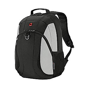 Wenger Mercury Backpack With 16" Laptop Pocket, Black-Gray
