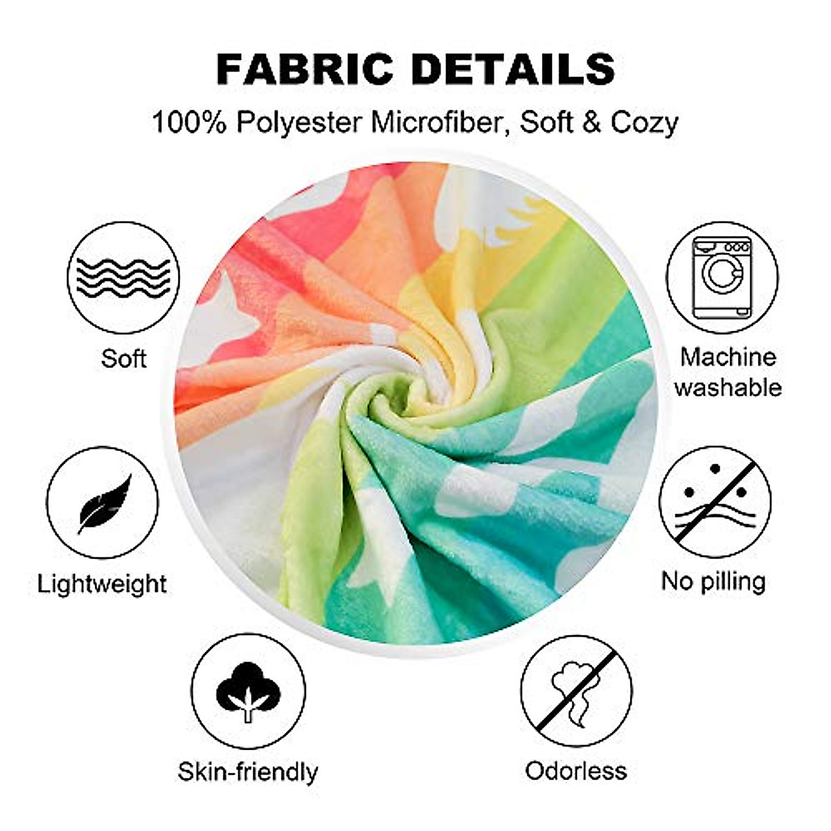 Miblor Bright Colored Farm Roosters and Grey Flowers Blanket Super Soft Warm 60x80 Inch Plush Fleece Throw Blanket for Sofa Bed Travelling Camping Gift Idea