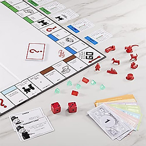 Monopoly Signature Collection Family Board Game for 2 to 6 Players, Premium Packaging and Components, in-Box Storage, Family Game for Ages 8+