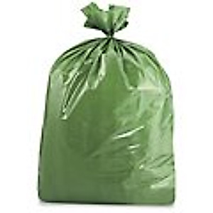 ULINE USA-Made Colorful Trash Bags (10, Green 50 GALLONS)