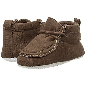 Luvable Friends Unisex Baby Crib Shoes, Brown Wallabee, 0-6 Months