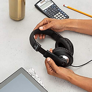 School Testing Stereo Headphone - 3.5mm (1/8") Standard TRSS Plug - Pack of 10