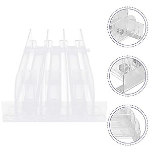 Ipetboom Vending Machine Self Pushing Drink Organizer, 3pcs Drinking Pushers Drink Organizer For Fridge Plastic Tray