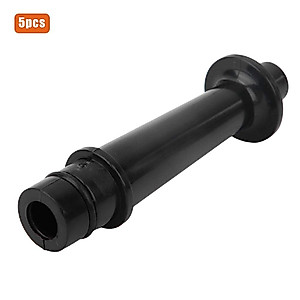 Pack of 5 Melodica Short Tube Plastic Melodica Mouthpiece Compatible with 37-key Pianica Melodica