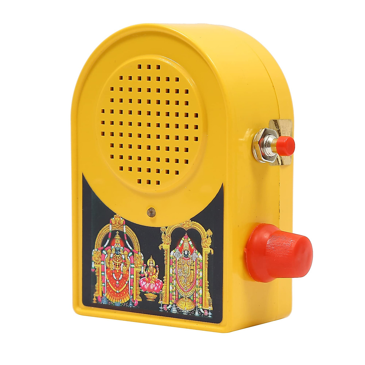 BISMAADH Electric Tamil Continuous Chanting Mantra Pooja Box 17 in 1 Spiritual Devotional Bell Just Plug & Play