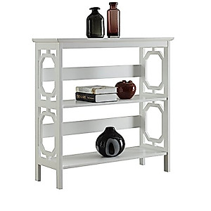Convenience Concepts Omega 3 Tier Bookcase, White