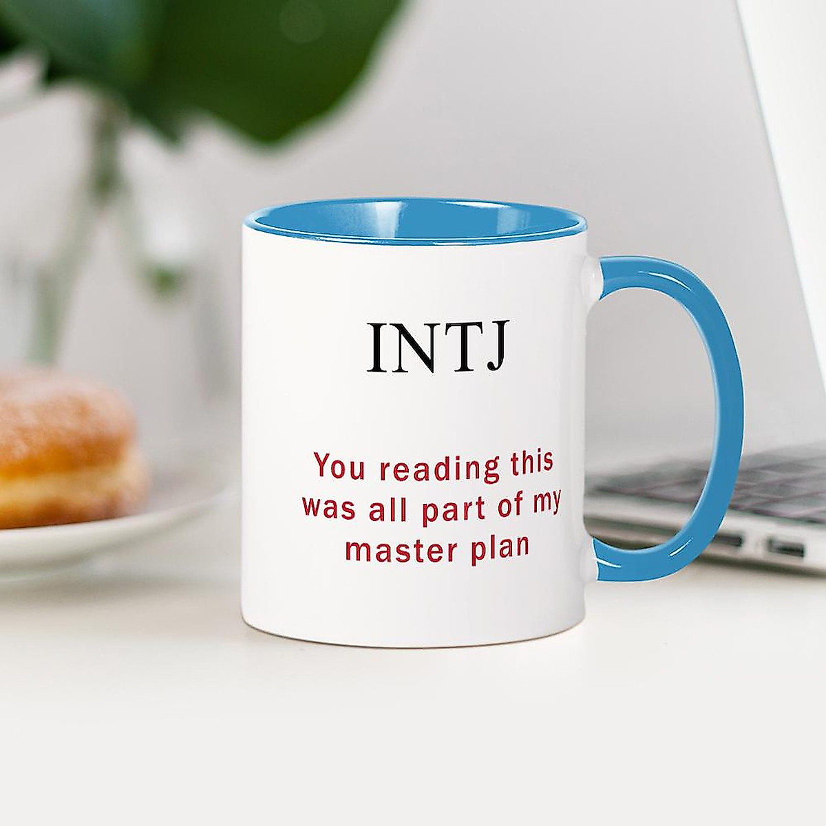 CafePress INTJ Plan Mug Ceramic Coffee Mug, Tea Cup 11 oz