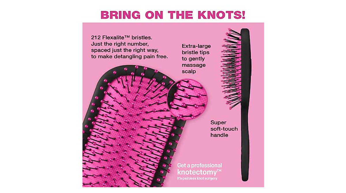 The Knot Dr. by Conair Wet & Dry Detangler Brush - All Hair Types