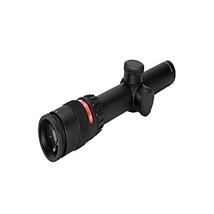 Trijicon TR24R AccuPoint 1-4x24mm Riflescope, 30mm Main Tube with BAC, Red Triangle Post Reticle, Matte Black