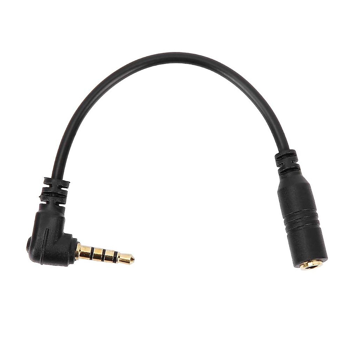 TRS to TRRS Converter Adapter Cable, TRS to TRRS Adapter, Male Female 3.5mm Earphone Headphone Microphone Converter Adapter Cable Line for Smartphone