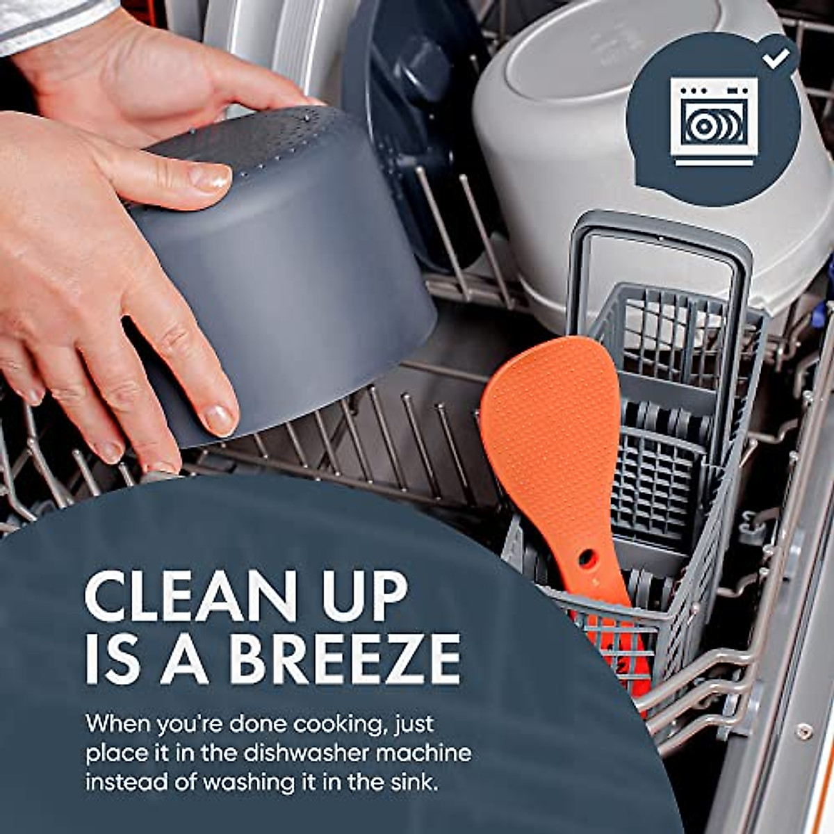 Zwippy Microwave Rice Cooker with Measuring Cup - Pasta Cooker Microwaveable - Vegetable Steamer Set - All-in-One Cookware for Quinoa, Chicken, Oatmeal & Soups - Non-stick - Dishwasher Safe - BPA Free