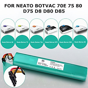LouSdZoke 4500mAh 12V Ni-MH Vacuum Cleaner Rechargeable battery Pack for Neato Botvac 70e 75 Botvac D Series D75 D80 D85 Vacuum Cleaners 945-0129 945-0174