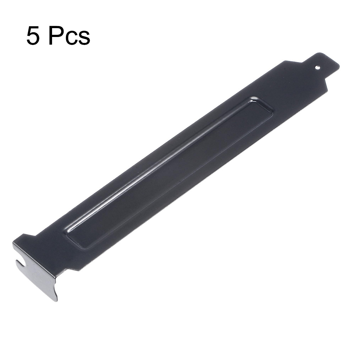 uxcell PCI Slot Covers with Screws for PC Case Dustproof Black 5pcs