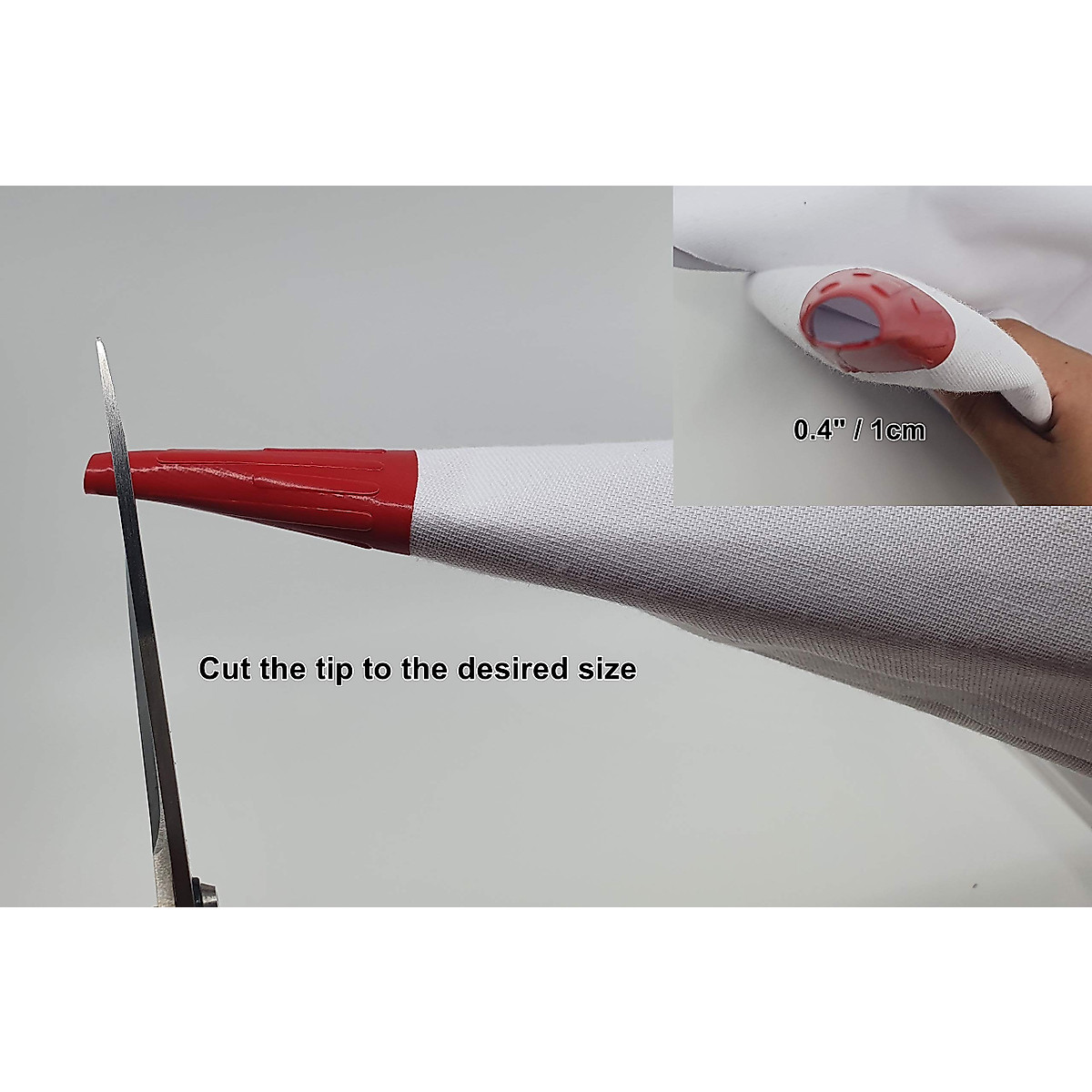 BSANG Tile Grout Masonry Mortar Bag, 13" by 24" Heavy Duty Vinyl Cement Piping Tool Tear Resistant Tip, Cement Sealer Bag (2-Pack)