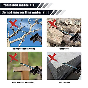 18-Inch Reciprocating Saw Blade-Demolition Masonry Wood Cutting Sawzall Pruning Blades Hard Alloy Saw Blades for Cutting Brick, Porous Concrete (455mm/18")