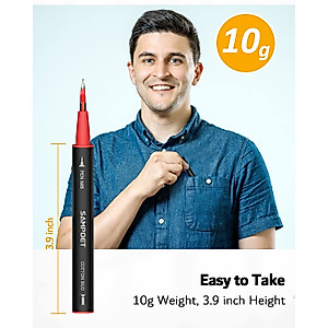 Sampoet 4-in-1 AirPod Cleaner Kit, Multi-Function Cleaning Tool for Airpods Pro 1 2 3, Cleaning Pen with Soft Brush for Earbuds Bluetooth Earphones Case Mobile Phone (Black 1 Pack)