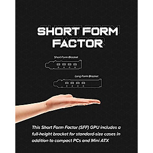 VisionTek Radeon RX 560 4GB GDDR5 4M 4K Graphics Card, 4 Mini DisplayPort, 7.1 Surround Sound, PCI Express, Low-Profile GPU, ATX & SFF - 901278
