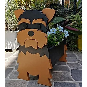 AKWFUNZ Plant Pot Garden Decoration Wooden Cute Animal Shape Design Storage Multifunction Decorations
