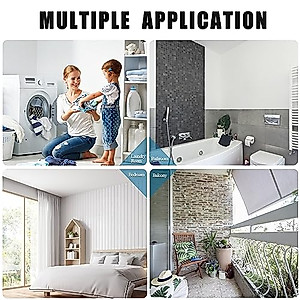 Bakala Retractable Clothes Drying Rack, Wall Mounted Space Saver Heavy Duty Laundry Clothes Hanger Rack with Towel Bar, Collapsible Clothes Dry Racks for Balcony, Mudroom, Bedroom