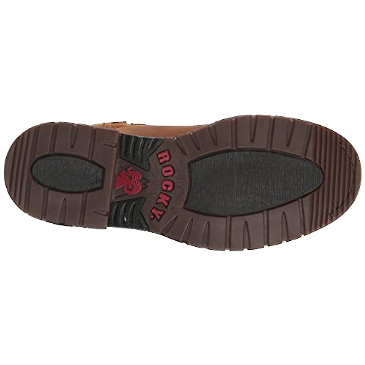 Rocky Men's Original Ride Western Boot, Trail Brown, 9 Wide