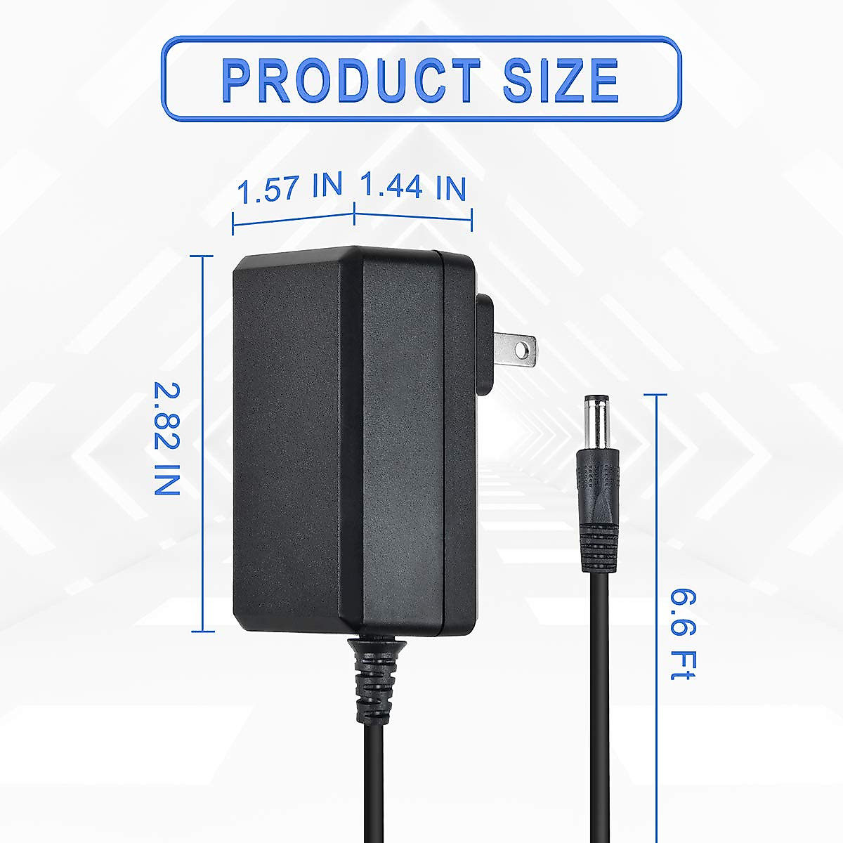 PKPOWER AC Adapter Charger for Sega Genesis System MK-1601 1601 MK-1602 1602 MK-1603, Power Supply for Jaguar 500273 Genesis 1 Model 1602