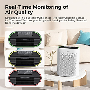 AROEVE Air Purifier with Two Filter(One Basic Version & One Standard Version)