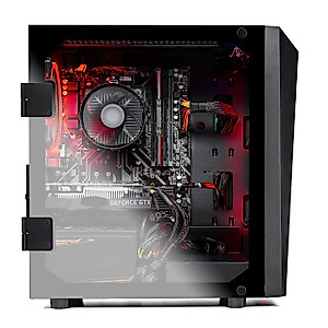 SkyTech Blaze II Gaming Computer PC Desktop - Ryzen 5 3600 6-Core 3.6GHz, GTX 1660 6G, 500G SSD, 16GB DDR4 3000, RGB, AC WiFi, Windows 10 Home 64-bit