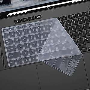 Keyboard Cover for 2023 2022 ASUS ROG Zephyrus G14 GA402, Zephyrus M16 GU604 GU603, ROG Zephyrus G15 GA503 & Zephyrus G16 GU603,ROG Flow X13，TUF Dash 15 TUF516PE & TUF Dash F15 Series Laptop - Clear…