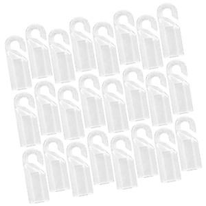 HANABASS 72 pcs Accessories Vertical Replacement Stick Wand Hardware Cap Blinds Sleeve Parts Fixing Operating Rod Connector Curtain Hook Caps for Tip Plastic Blind Rotating Blinder