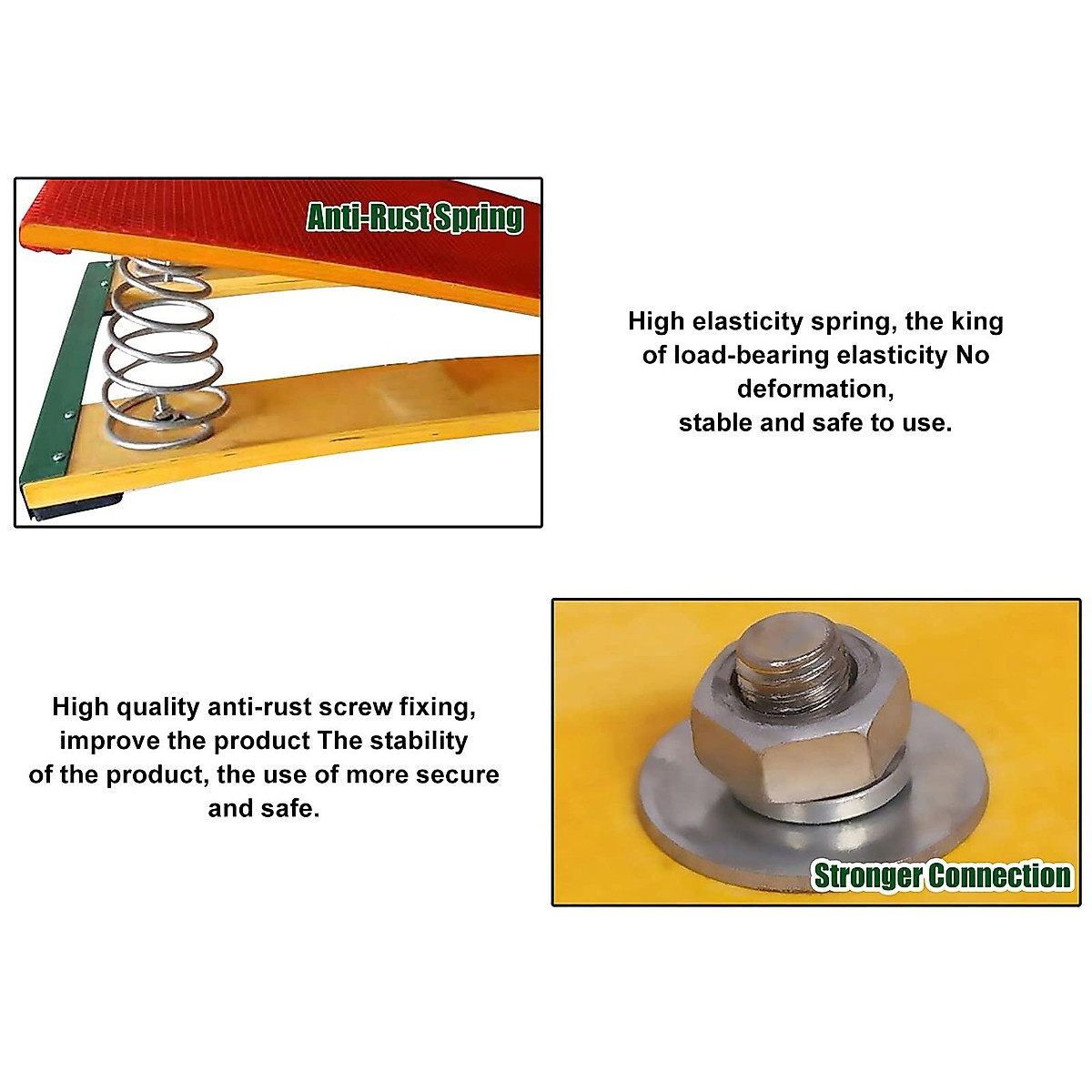 BIBOYA Gymnastics Springboard Vault Gymnastics Springboard for Kids, No Deformation Thickened Sport Equipment for School Training/Home, a Ramp for Kid's Toy Trucks