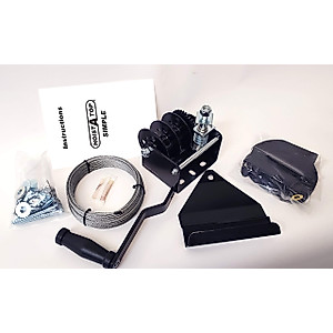 Lange Originals | Hoist-A-Top Simple JL | Lift and Store Your Hardtop | Compatible with Jeep Wrangler JL, 2 and 4 Door | Single Person Operation