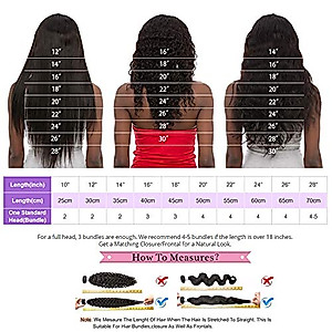 Hair Extensions, Wigs & Accessories Mongolian Kinky Curly Hair 3 Bundles With 4 * 4 Closure Lace Free Part Human Hair Weave 3 Bundles With Closure Non Remy Hair Extension for Women