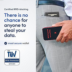 TRAVANDO AirTag* Wallet Mens Wallet with Money Clip Air Tag Wallet Card Holder RFID Blocking Bifold Gifts for Men