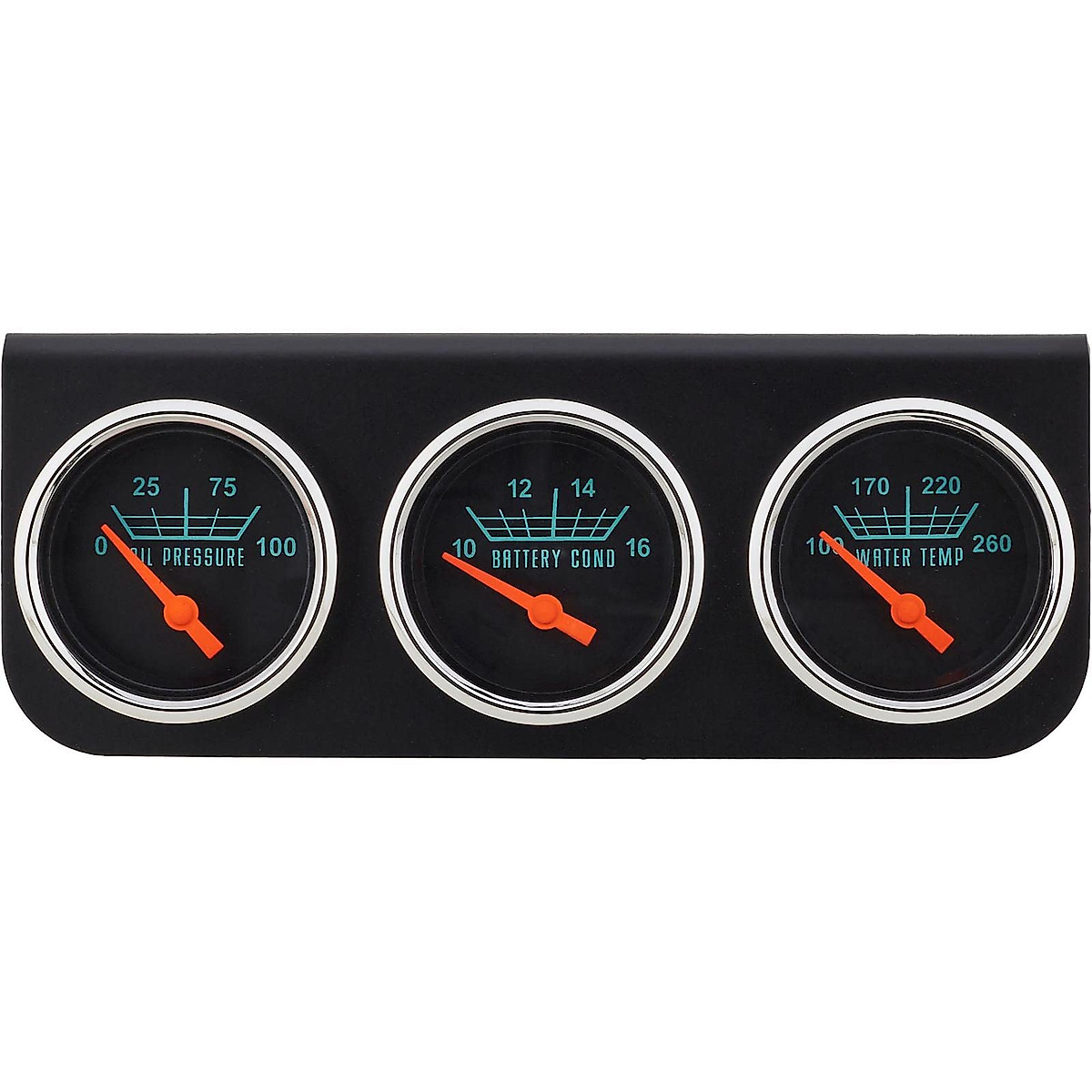 Under Dash 3-Gauge Panel for 1967-72 GM Trucks: Premium Kit with Factory-Matched Styling, Includes Volt, Oil Pressure & Coolant Temperature Gauges, LED Perimeter Lighting