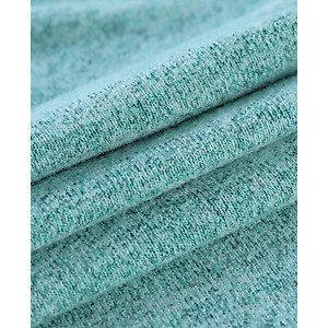 OFEEFAN Tunic Sweatshirts for Women Tops Long Sleeve Womens Turtleneck Gray XL